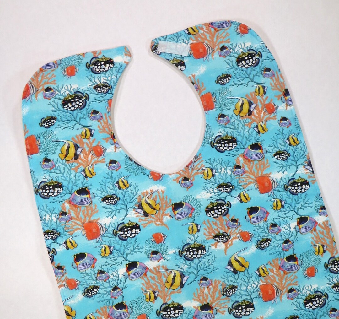 Adult Bib for Elderly Bib for Men Husband Gifts Fish Bib for Women ...