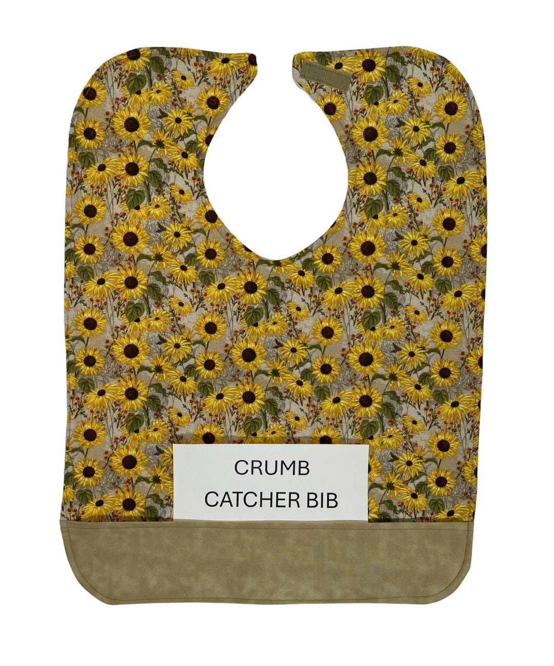 Adult Crumb Catcher Women Adult Bibs for Women Flower Grandma Gift ...