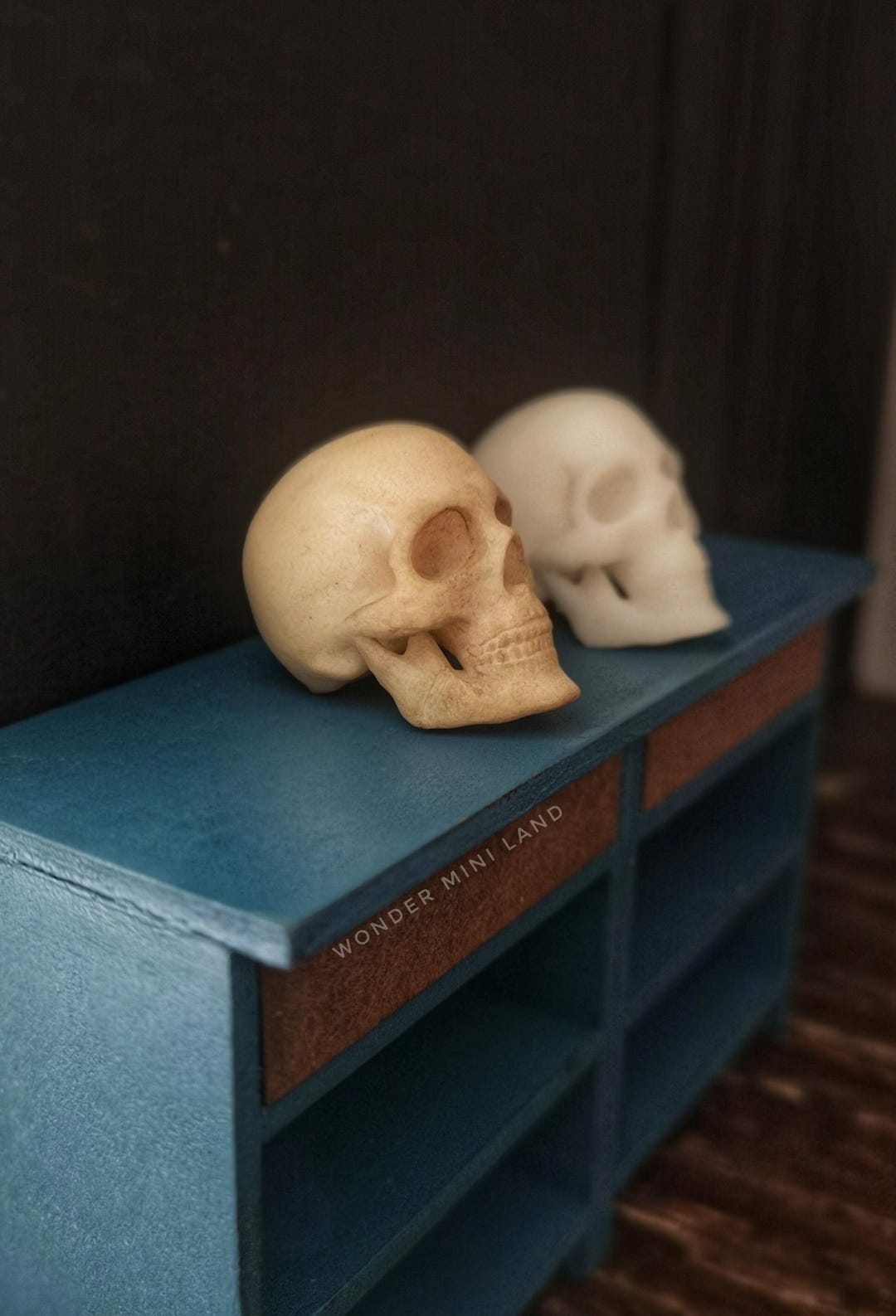 Miniature Skull in 1:12 Scale, Miniature Furniture and Accessories ...