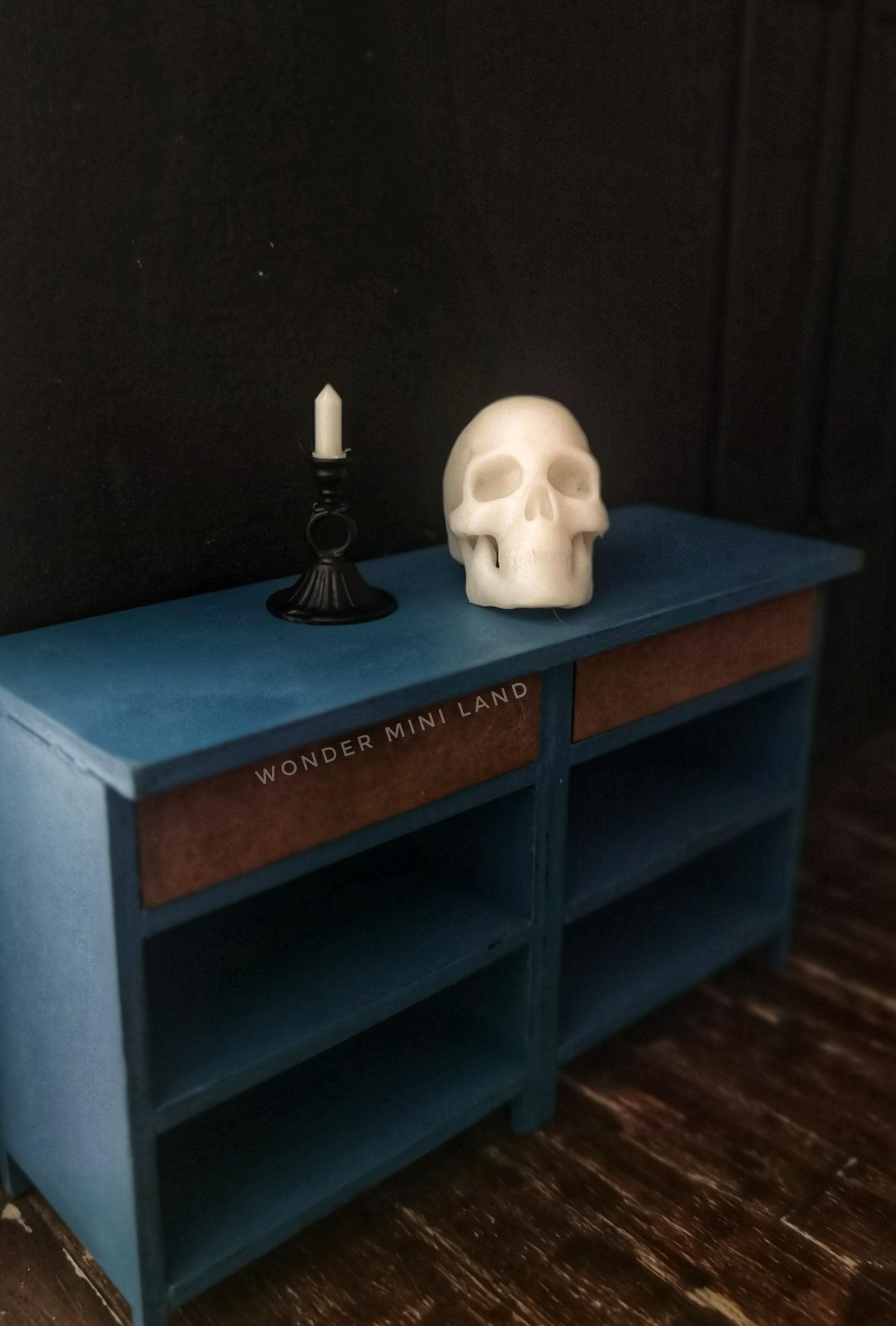 Miniature Skull in 1:12 Scale, Miniature Furniture and Accessories ...