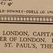 Vintage 1938 City Map of London, England by Redfield Downey-odell Co ...