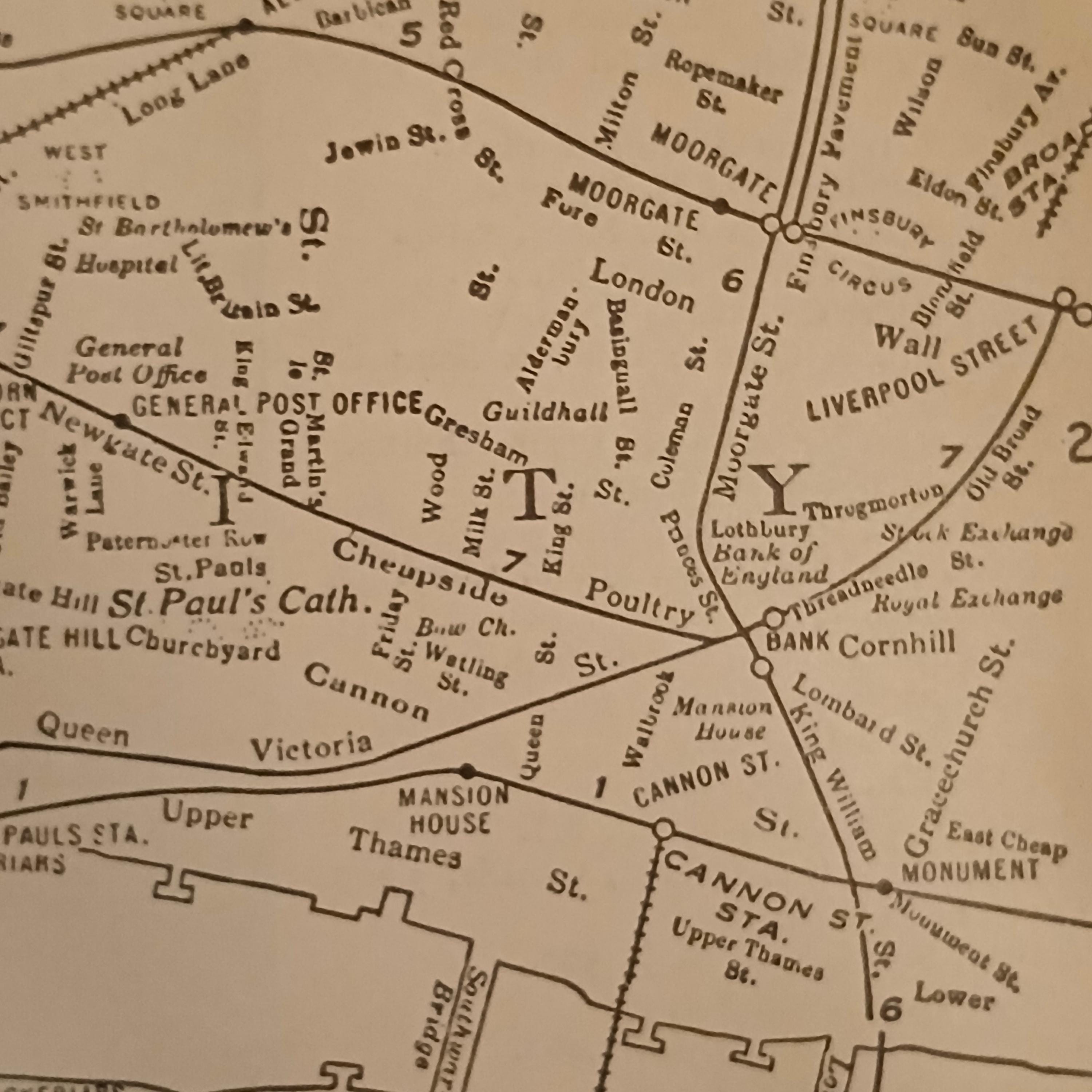 Vintage 1938 City Map of London, England by Redfield Downey-odell Co ...