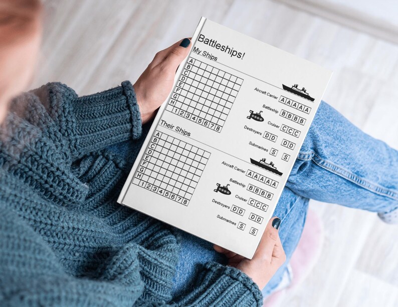 Printable Battleships Game - Easy to Print and Play With Friends ...