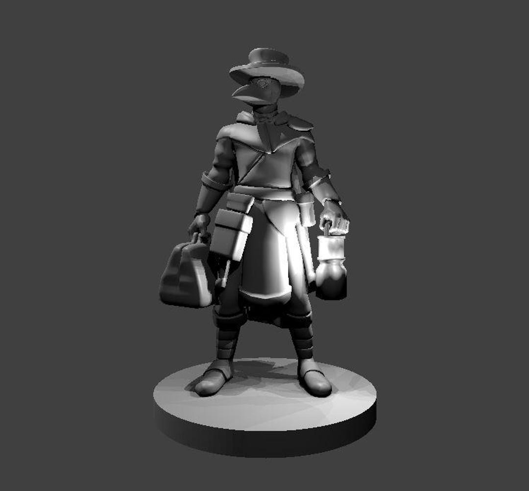 Plague Doctor RPG Character for Tabletop Gaming - Etsy