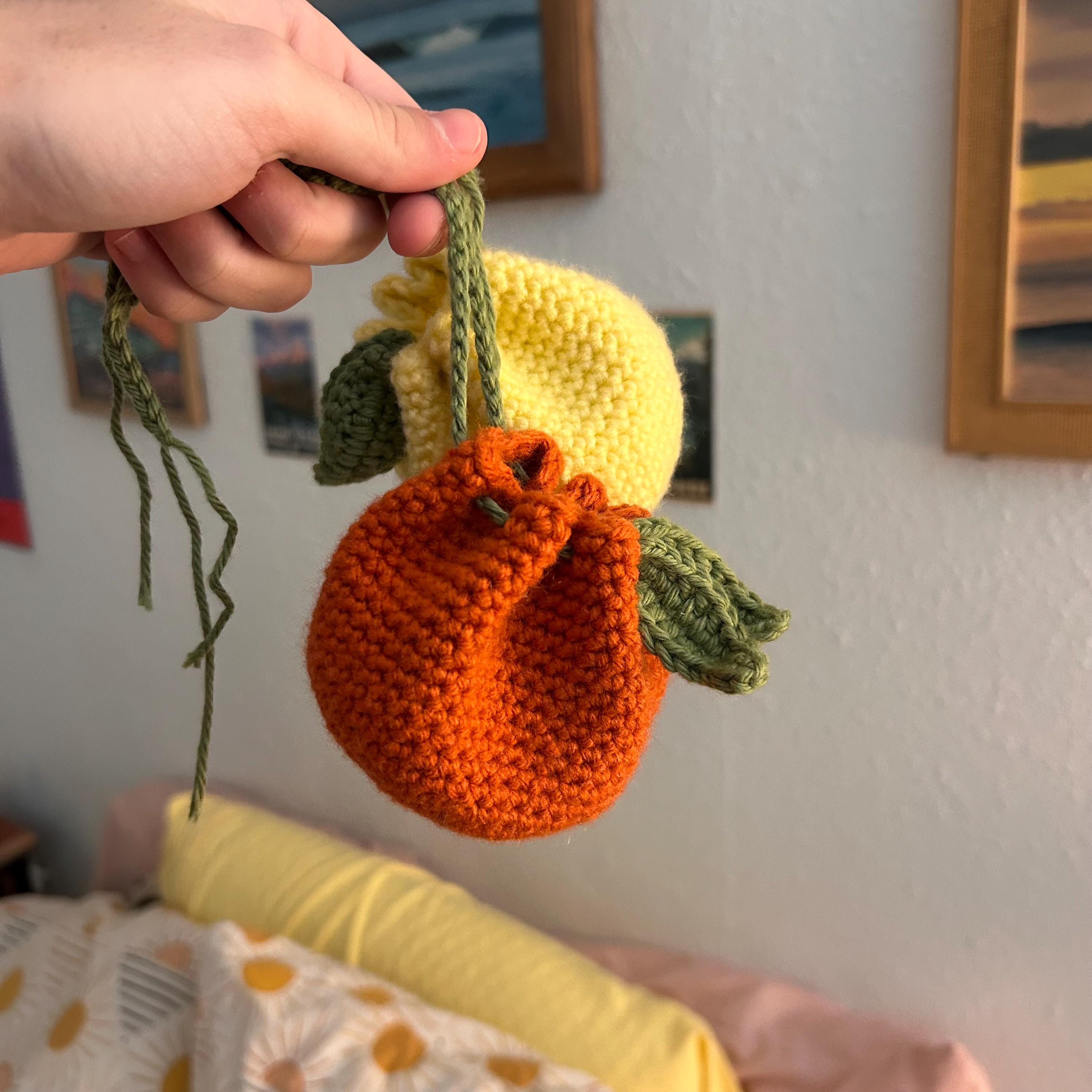 Crochet Fruit Pouches - Etsy