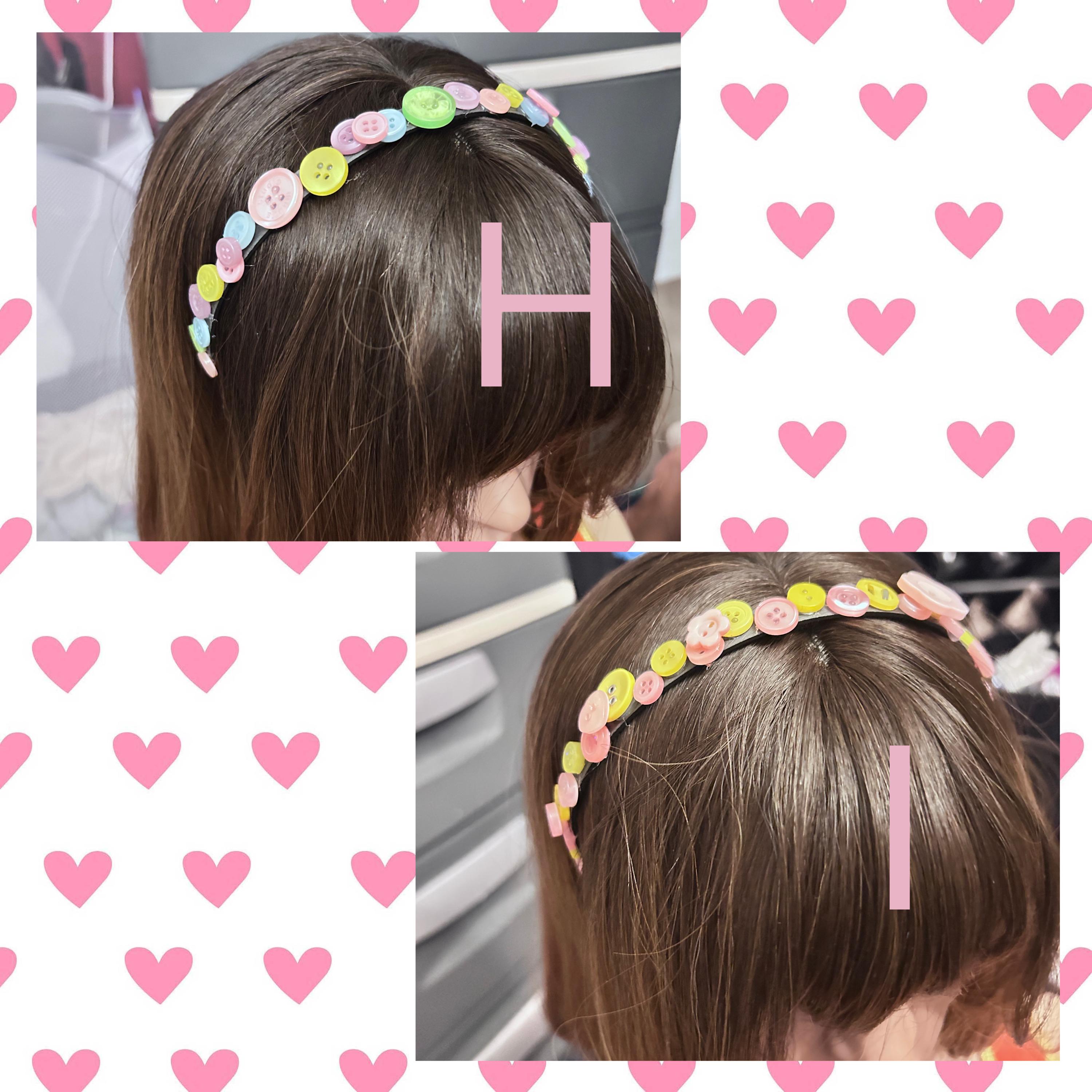 Handmade Multicolored Button Headband, Twee Fashion - Etsy