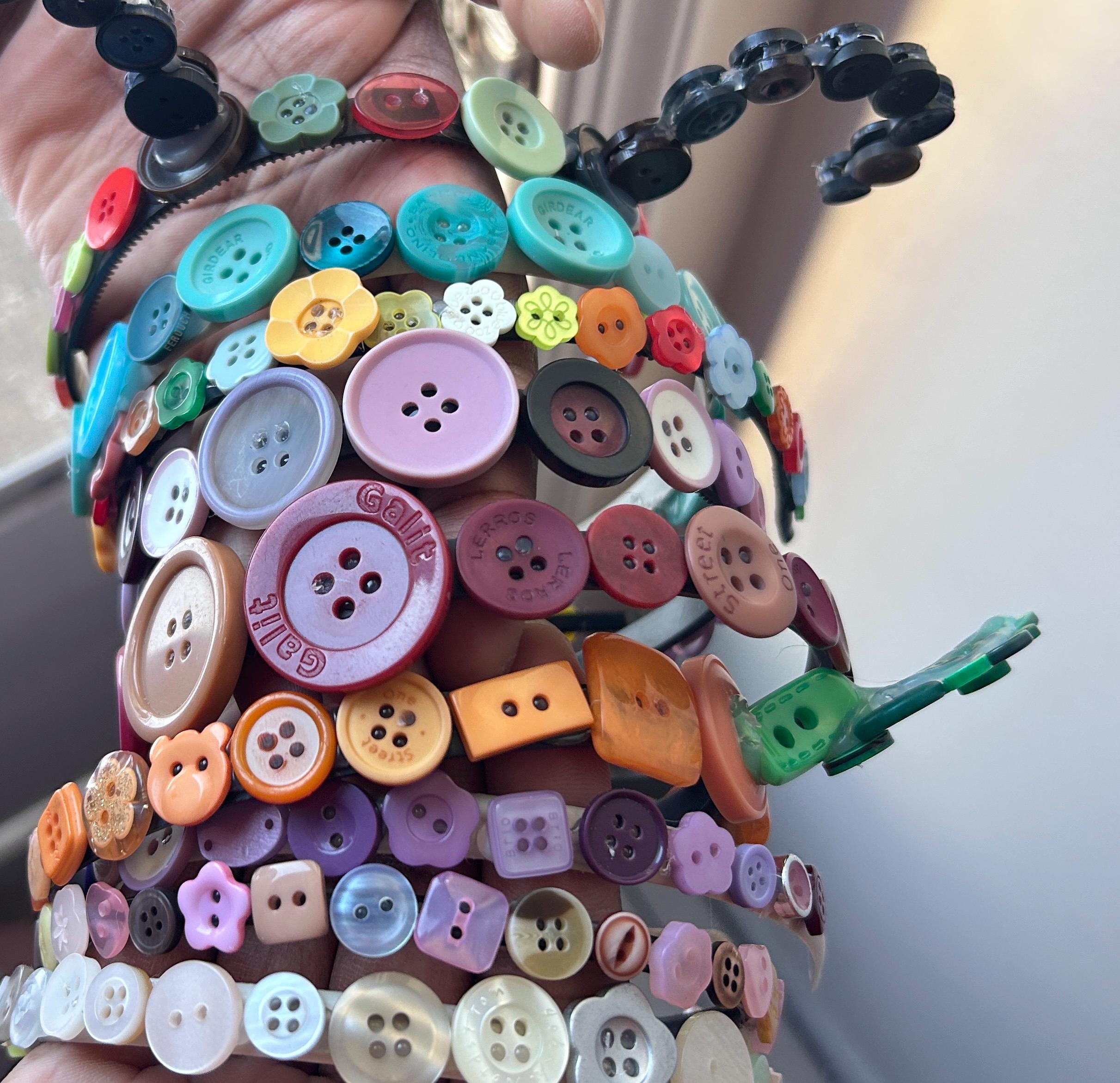 Assorted Button Headbands, Twee Aesthetic, Quirky Fashion, Mori Kei ...