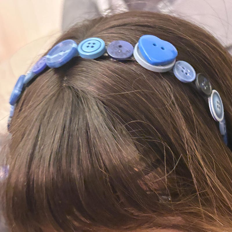 Button Headband - Etsy