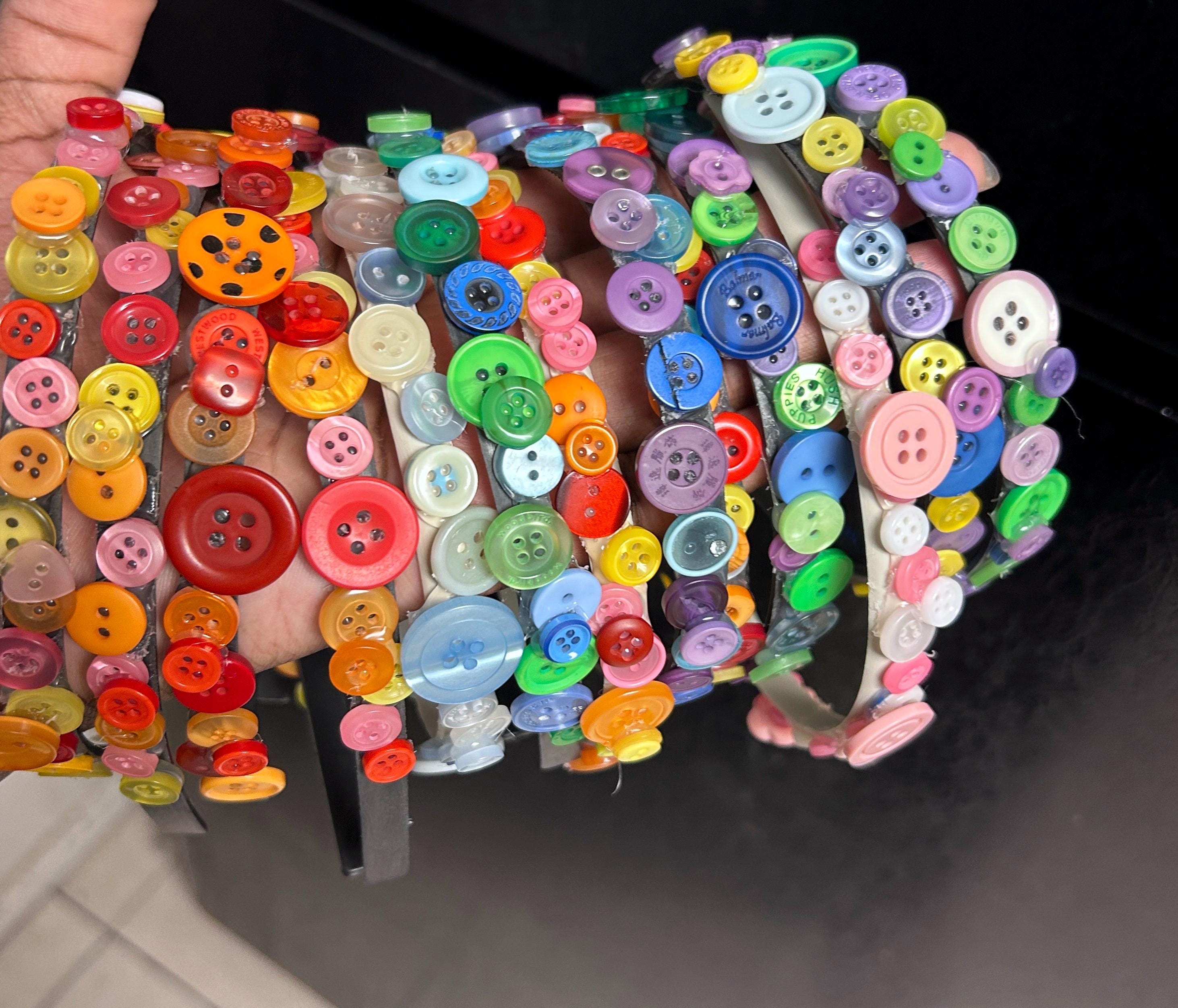 Random Assorted Button Headbands, Twee, Quirky, Shoujo Girl, Igari ...