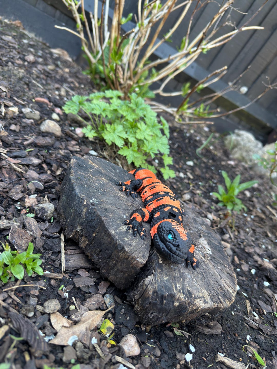 Realistic Colourful Articulating Gila Monster - Articulated Lizard Toy ...