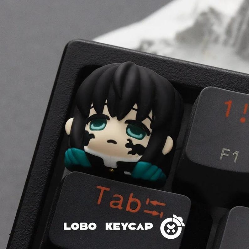 Demon Slayer Artisan Keycap 2 - Etsy