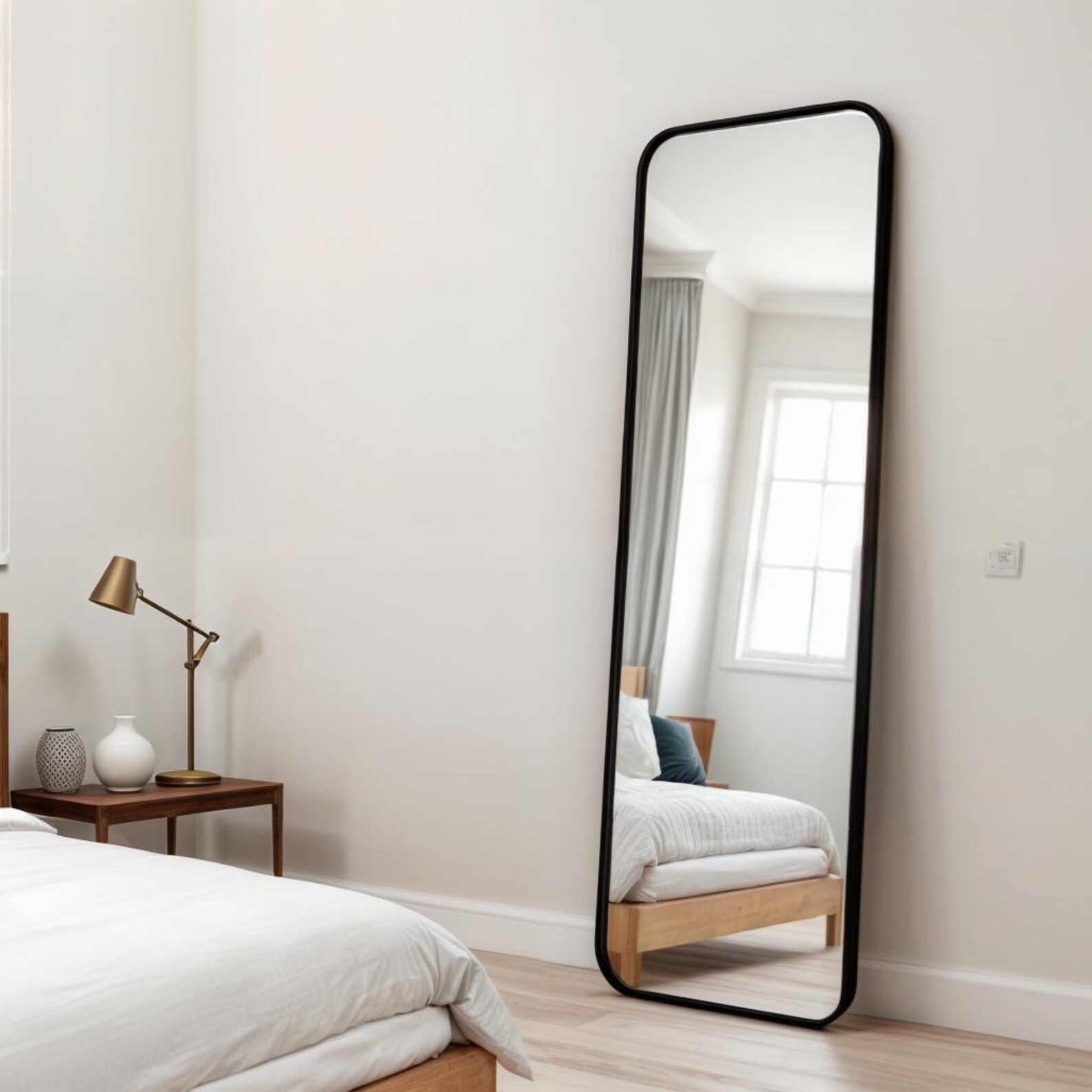 Full Length Mirror, Full Body Long Mirror, Modern Big Mirror for ...