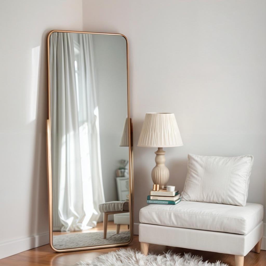 Full Length Mirror, Full Body Long Mirror, Modern Big Mirror for ...