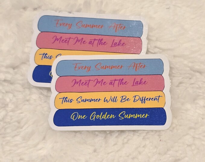 Carley Fortune Book Stack Sticker | Bookish Gifts | Kindle Decal ...