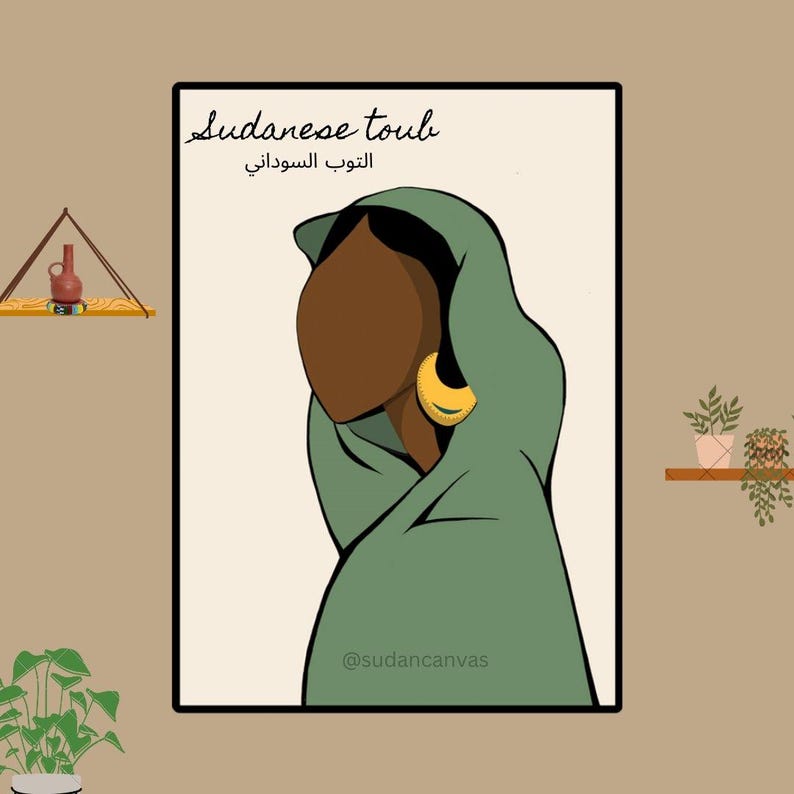 Art Bundle (4 Colours) - Sudanese Toub - Etsy