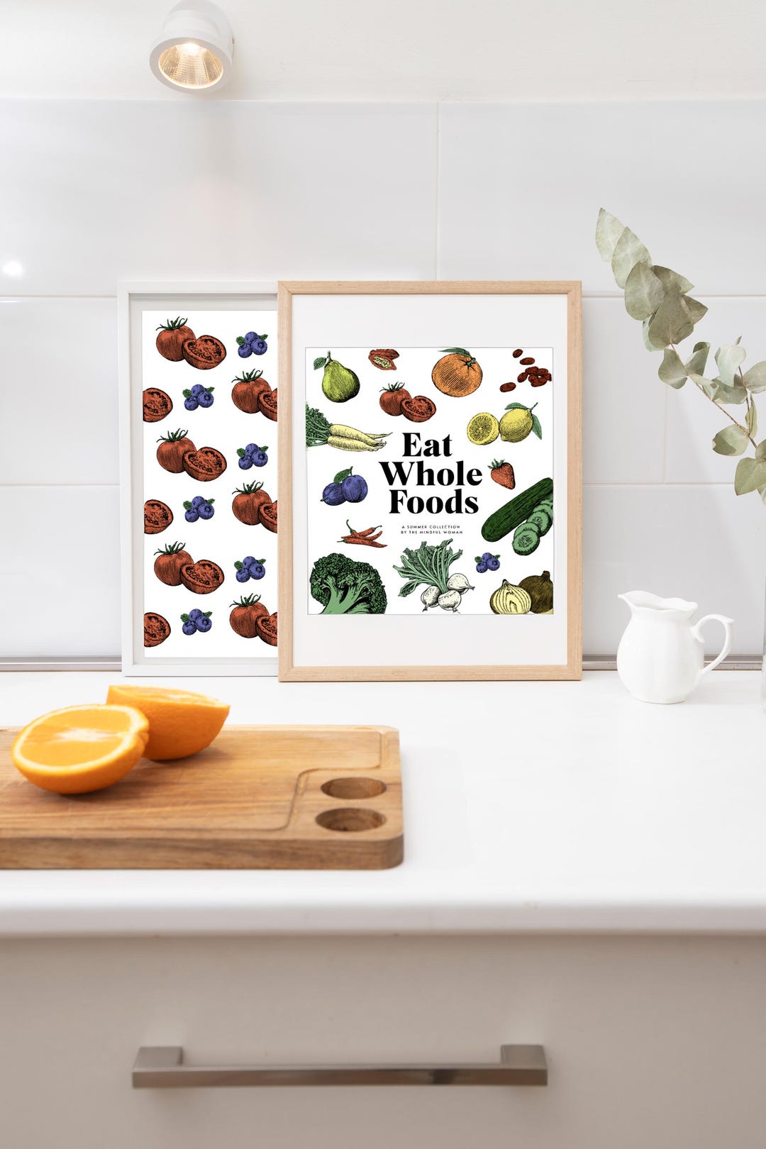 BUNDLE Healthy Lifestyle Digital Print Bundle, Home Grown Vegetables ...