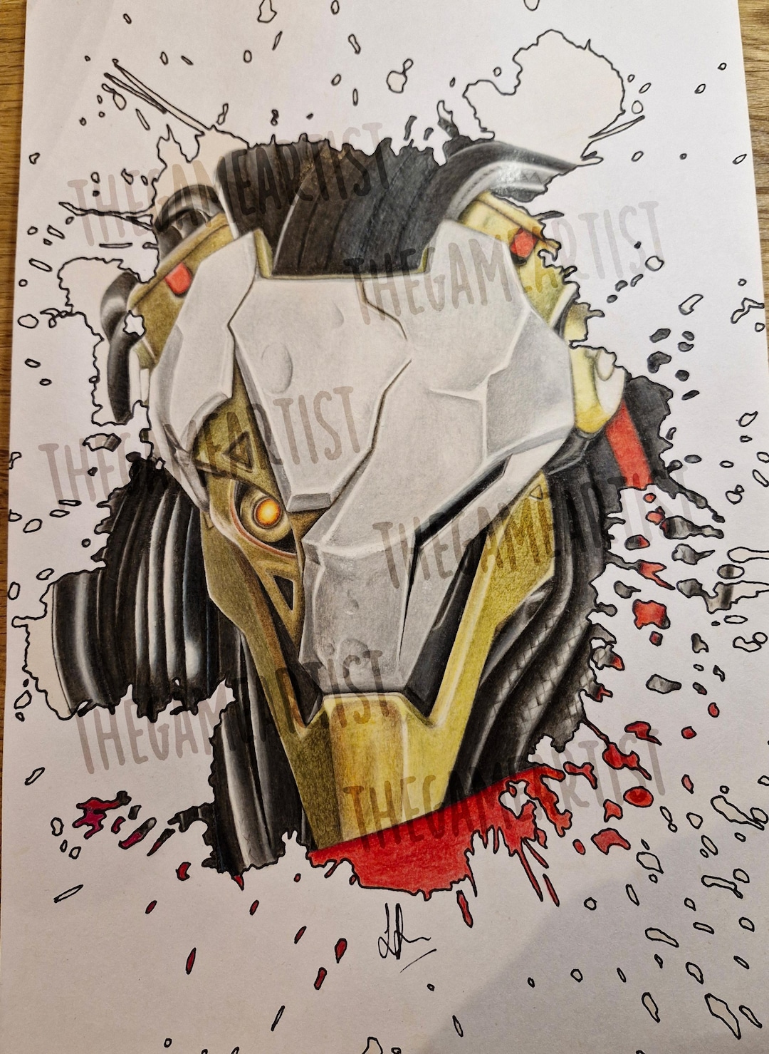 Fan Art - Overwatch 2 - Ramattra - Primordial - ORIGINAL Art Work - A4 ...