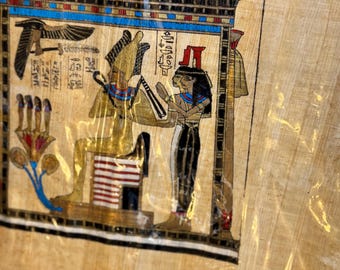 Hand Painted Egyptian Papyrus - Etsy