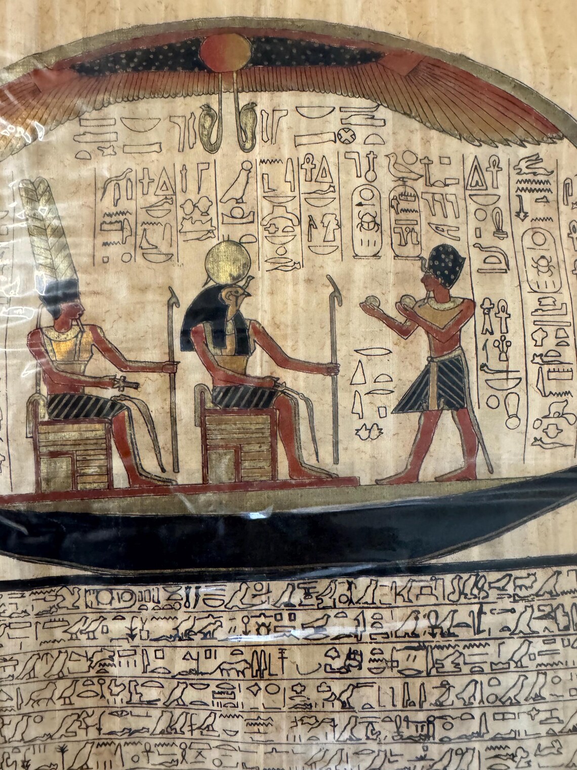 Hand Painted Egyptian Papyrus - Etsy