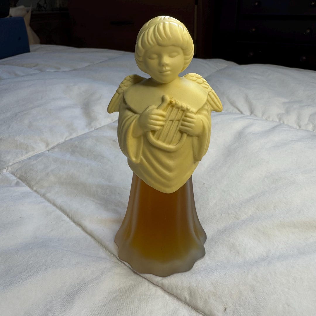 Avon Angel Song With Lyre Decanter 1978 - Etsy
