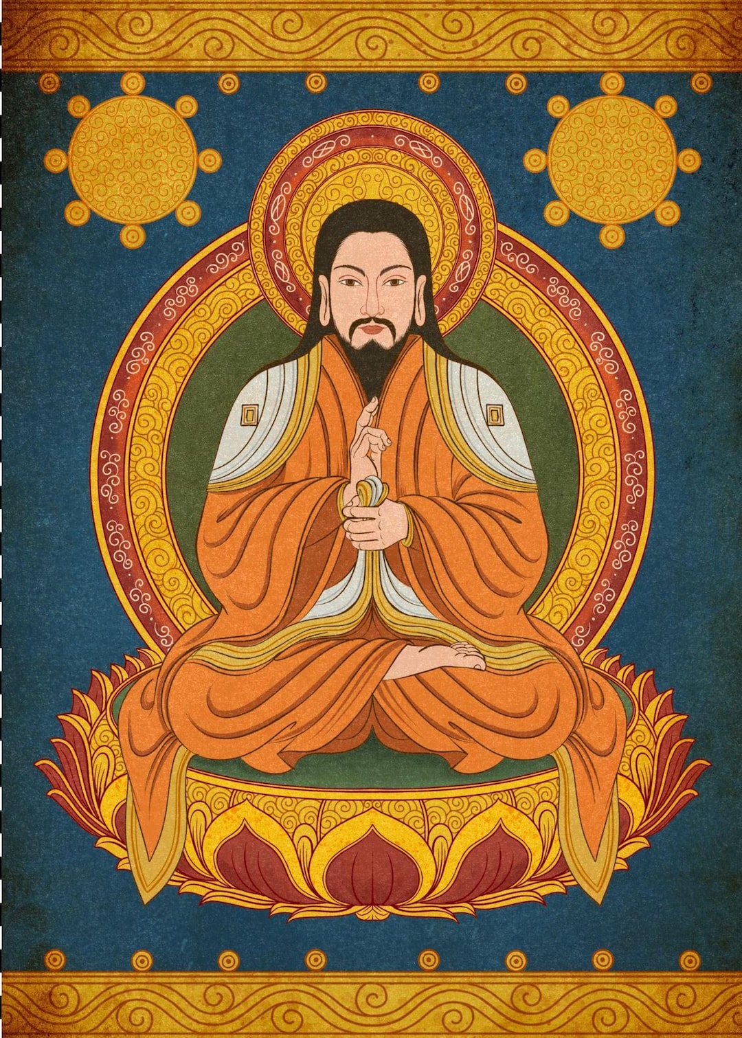 Woven Tapestry of Jesus - Manichean Art - Etsy