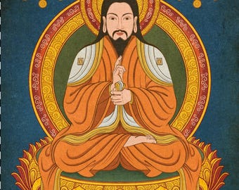 Woven Tapestry of the Prophet Zoroaster Manichean Art - Etsy