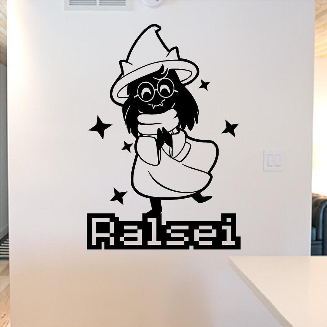 Deltarune Ralsei Wall Decal. Car Decal. Game Art. Vinyl Sticker. - Etsy