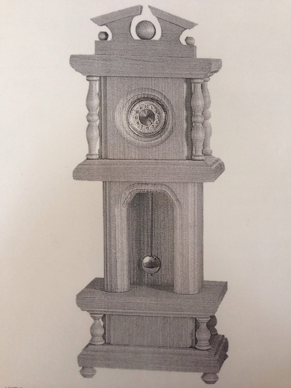 Baby Grandfather Clock Woodworking Paper Plan - Etsy