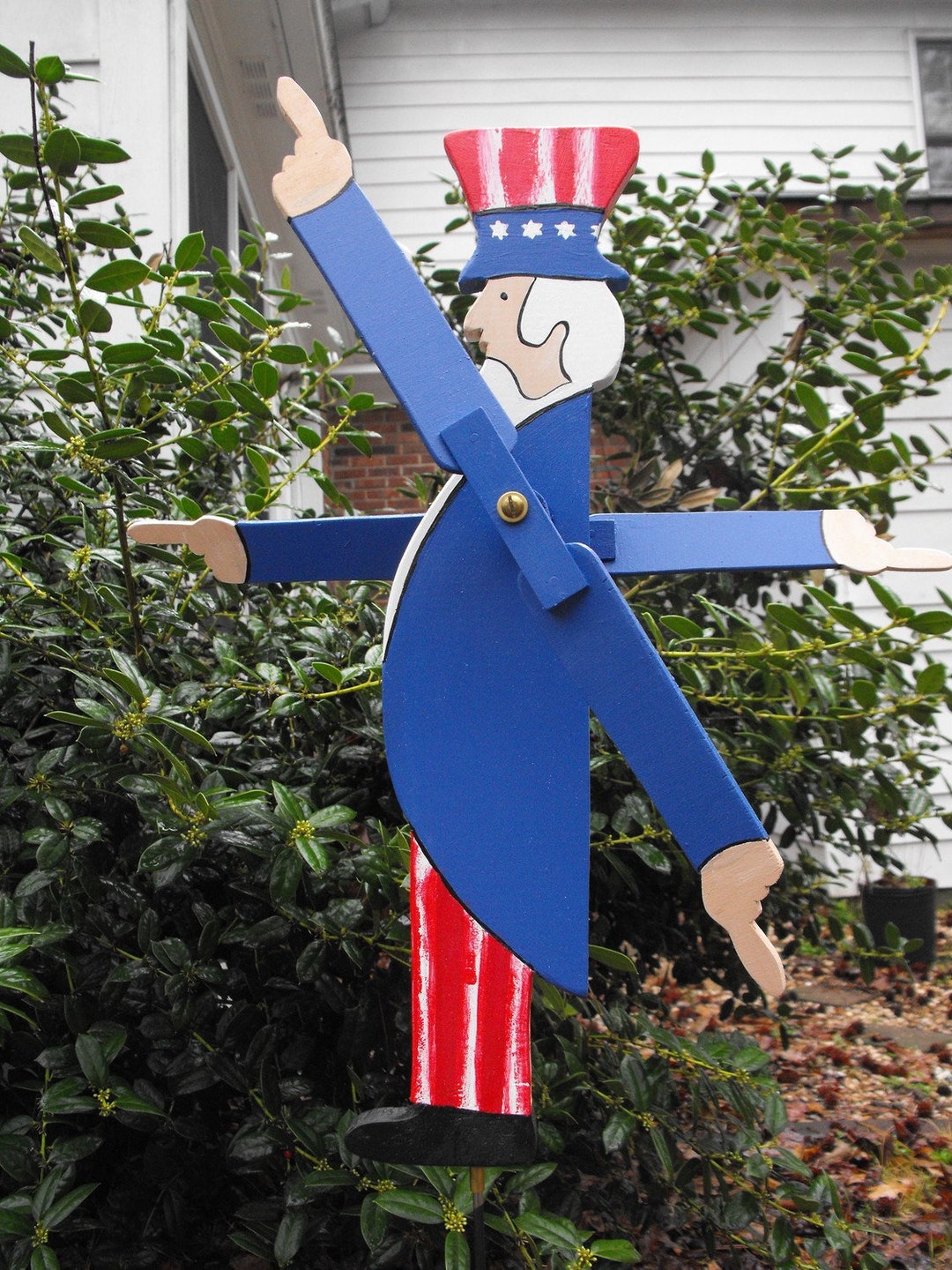 Uncle Sam Whirligig - Etsy