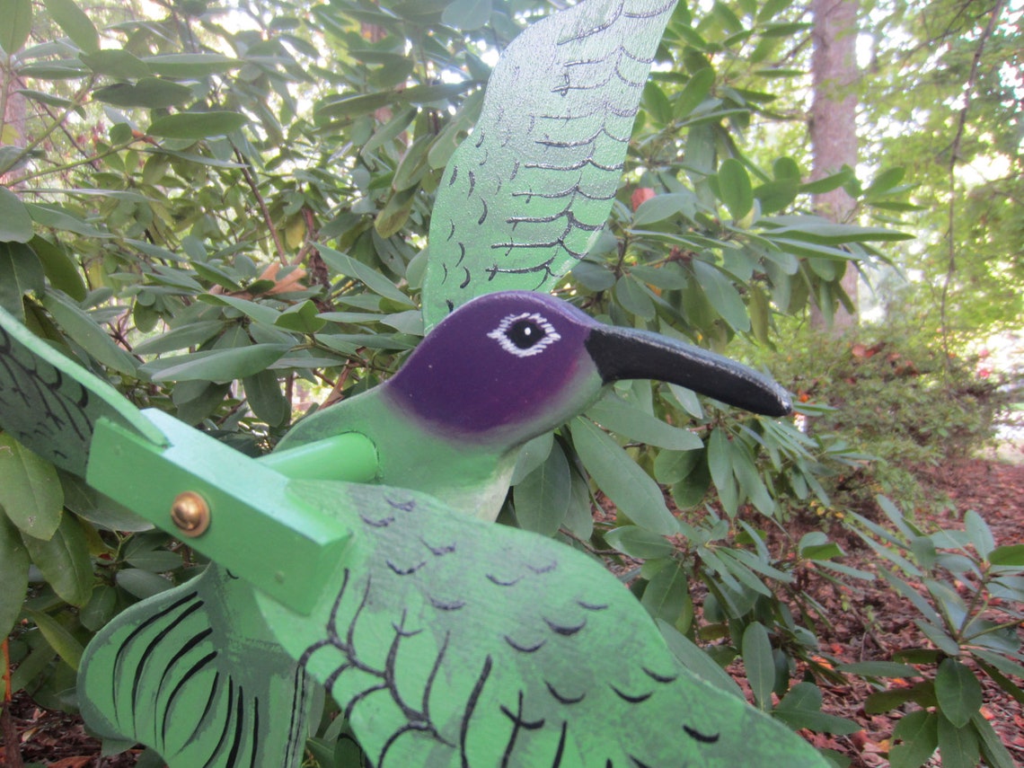Hummingbird Whirligig - Etsy