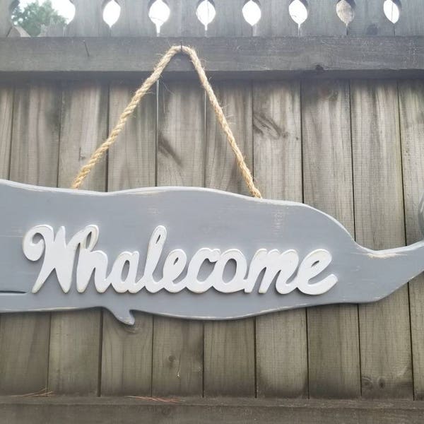 Whale Sign - Etsy