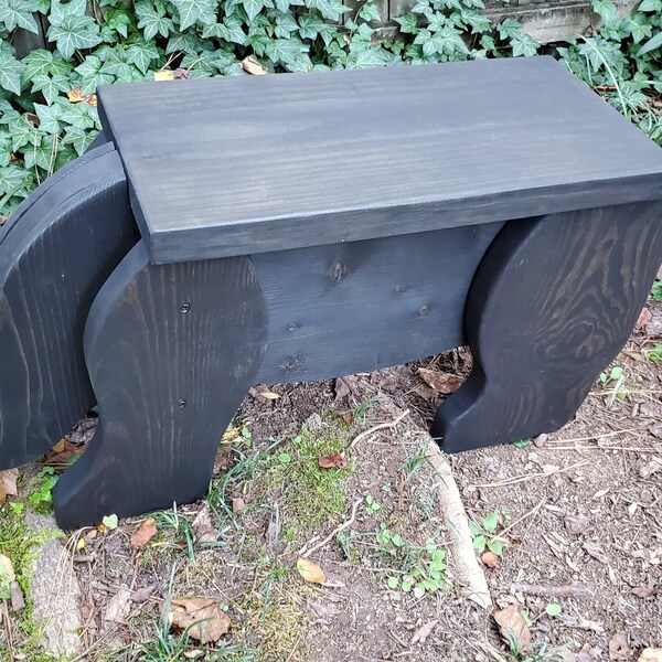 Outdoor Bear Bench - Etsy