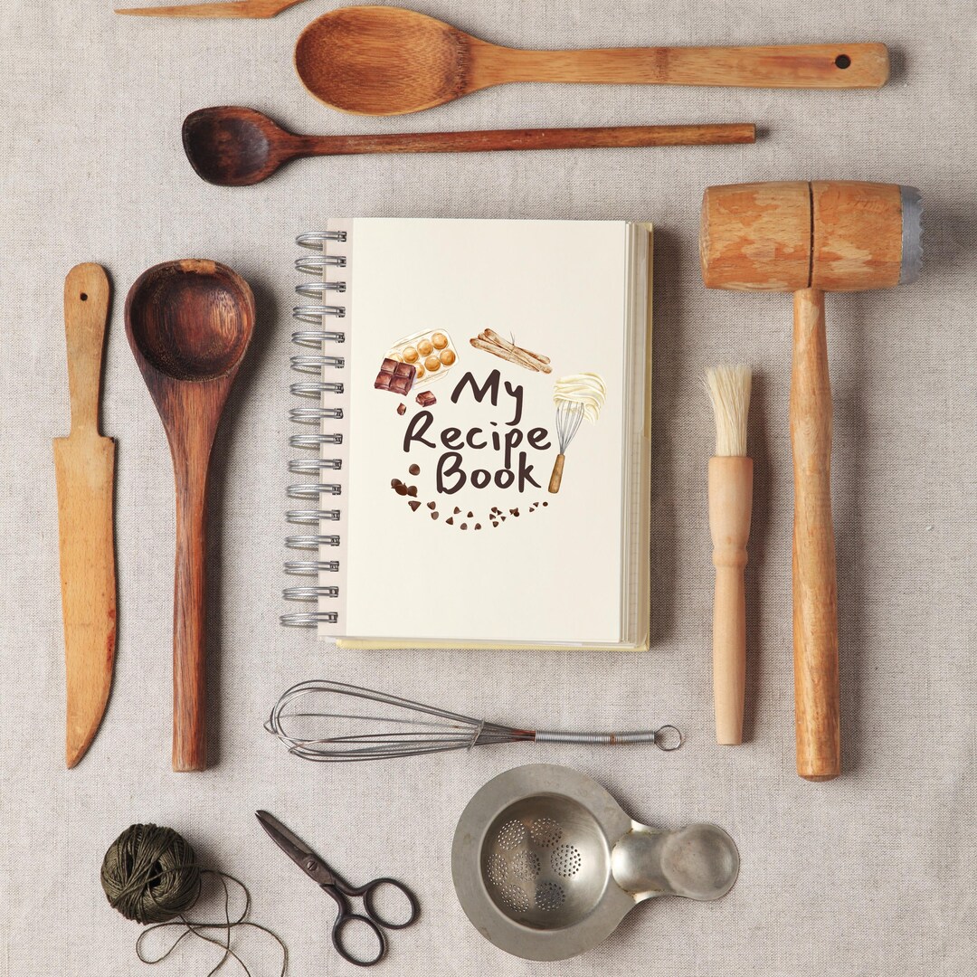 Printable Recipe Book Template: Blank Cookbook Journal (a4/a5/letter ...