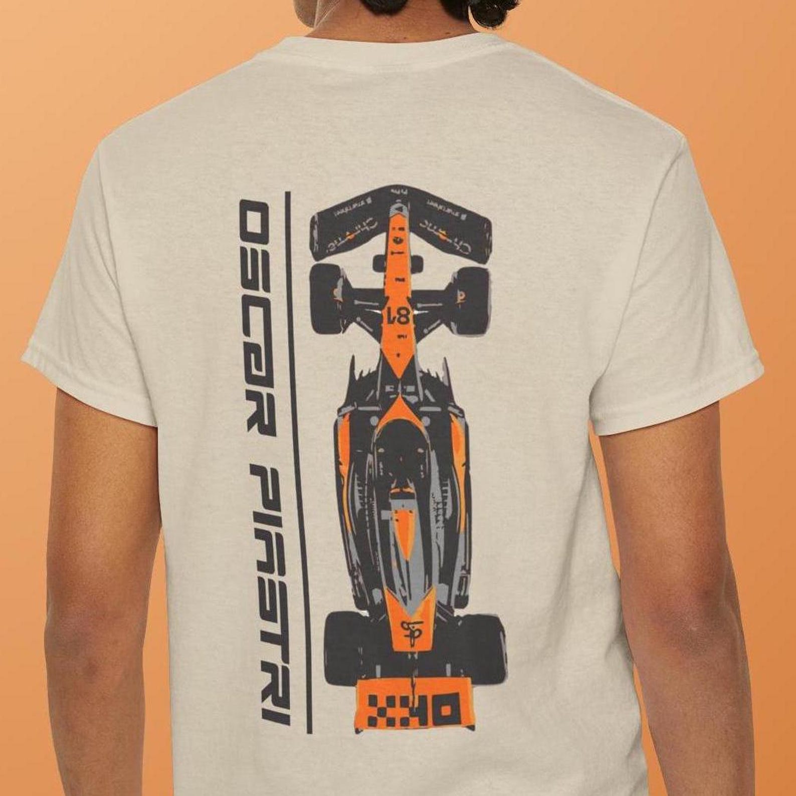 Oscar Piastri Mclaren Formula 1 Car Graphic Tee, F1 Unisex T-shirt, F1 ...