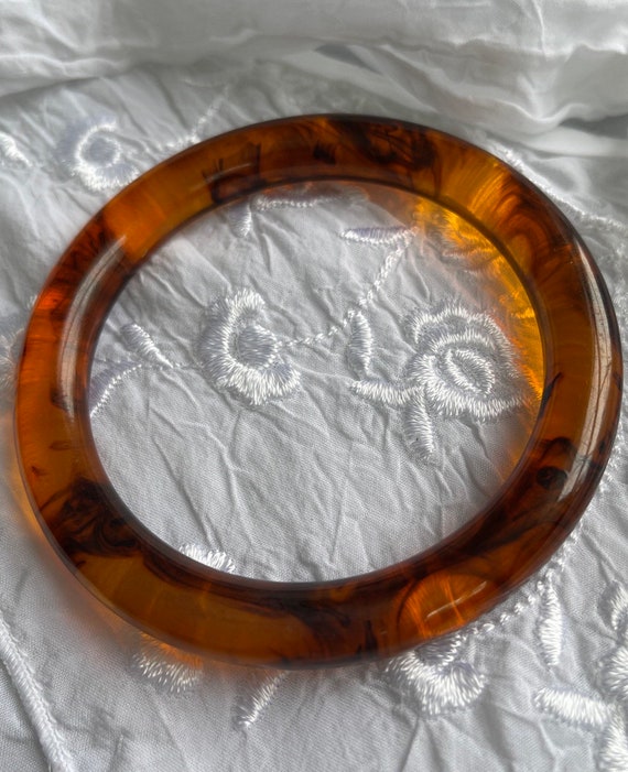 bakelite bracelet transparent - Gem