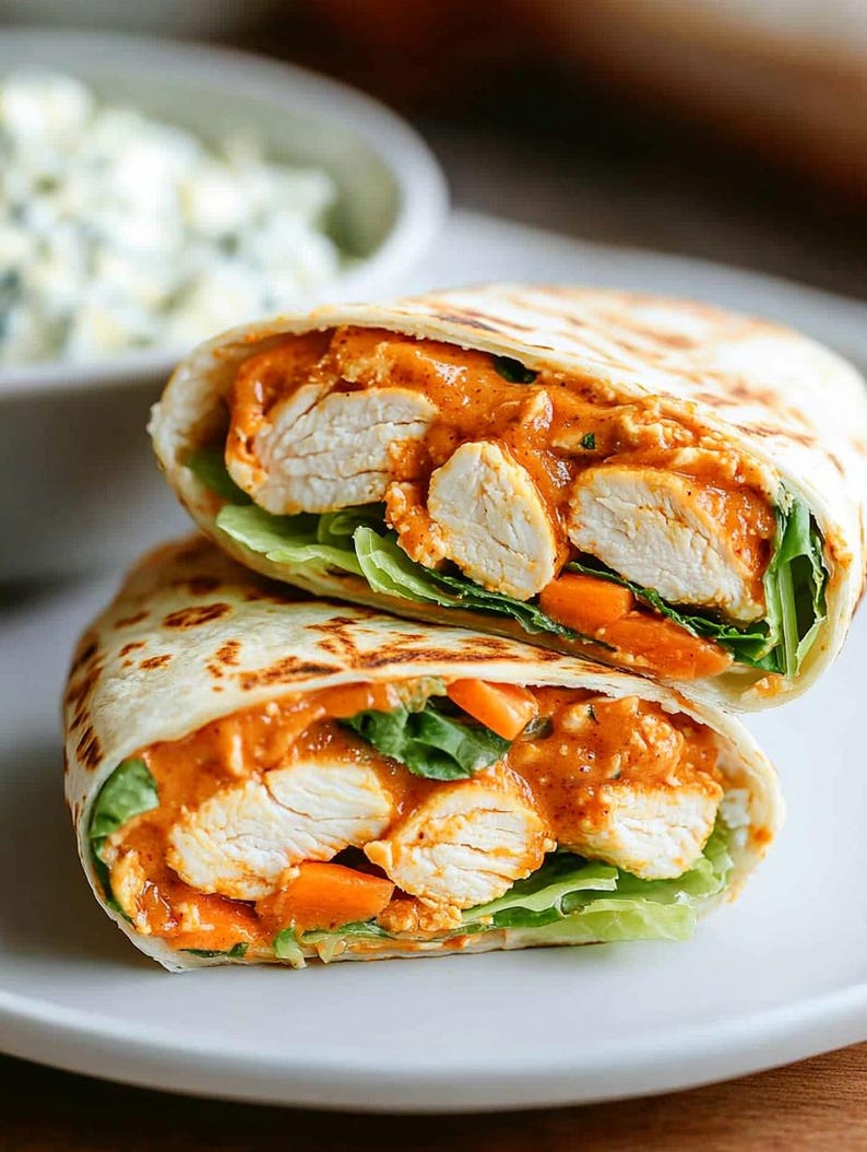 EASY RECIPE for Crispy Chicken Wrap Recipe: Fast Grilled Meal (PDF ...