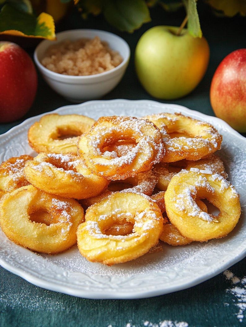 EASY RECIPE for Crispy Apple Fritter Rings Recipe: Digital Download PDF ...