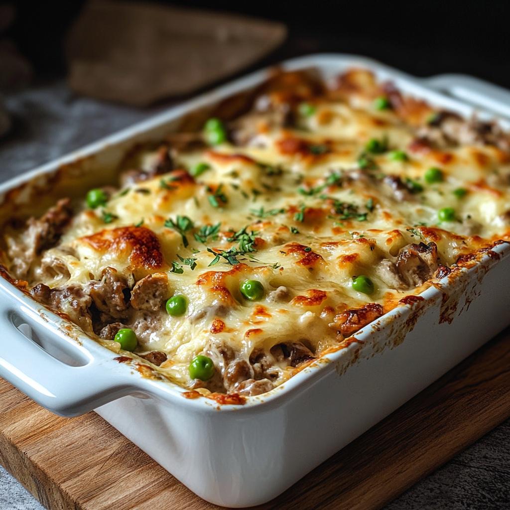 EASY RECIPE for Cheesy Beef Casserole Recipe: Homemade Comfort Food ...