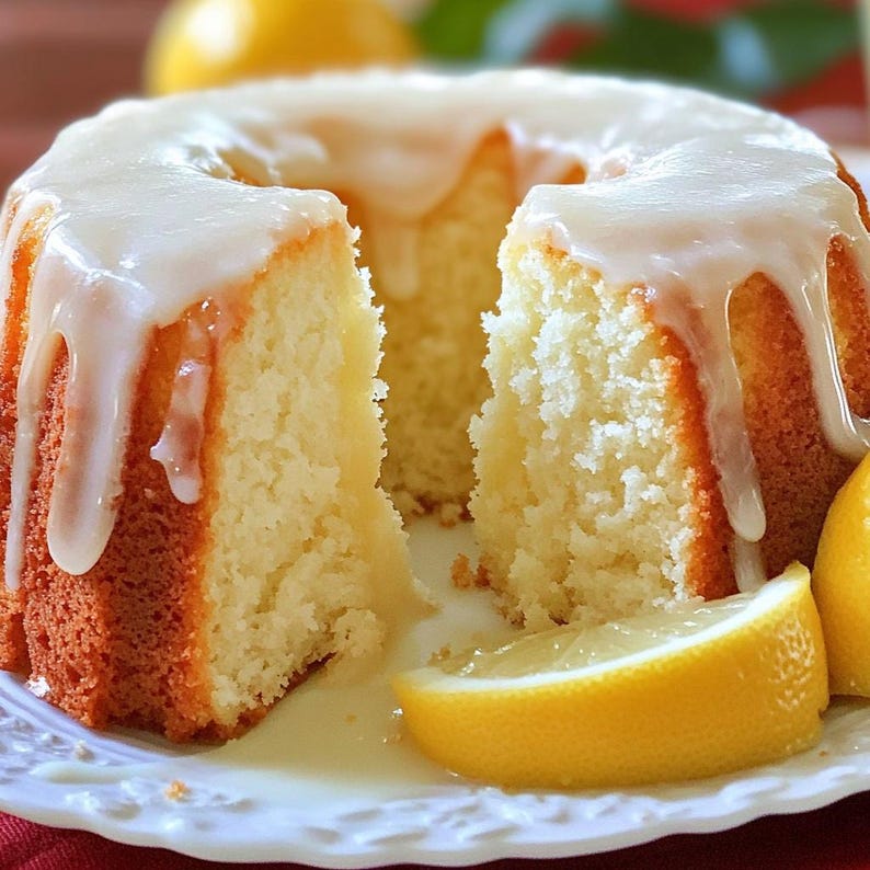 BEST RECIPE for Homemade Classic Lemon Pound Cake With Lemon Glaze ...
