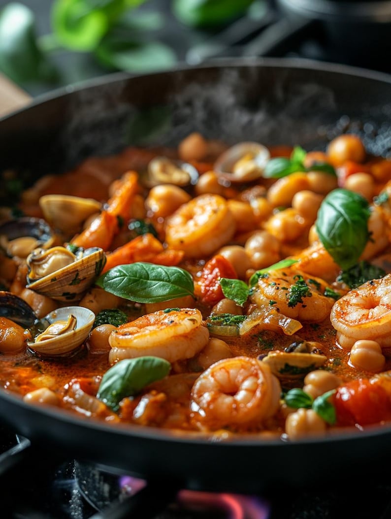 EASY RECIPE for Mediterranean Seafood Stew Recipe: Shrimp, Mussels ...