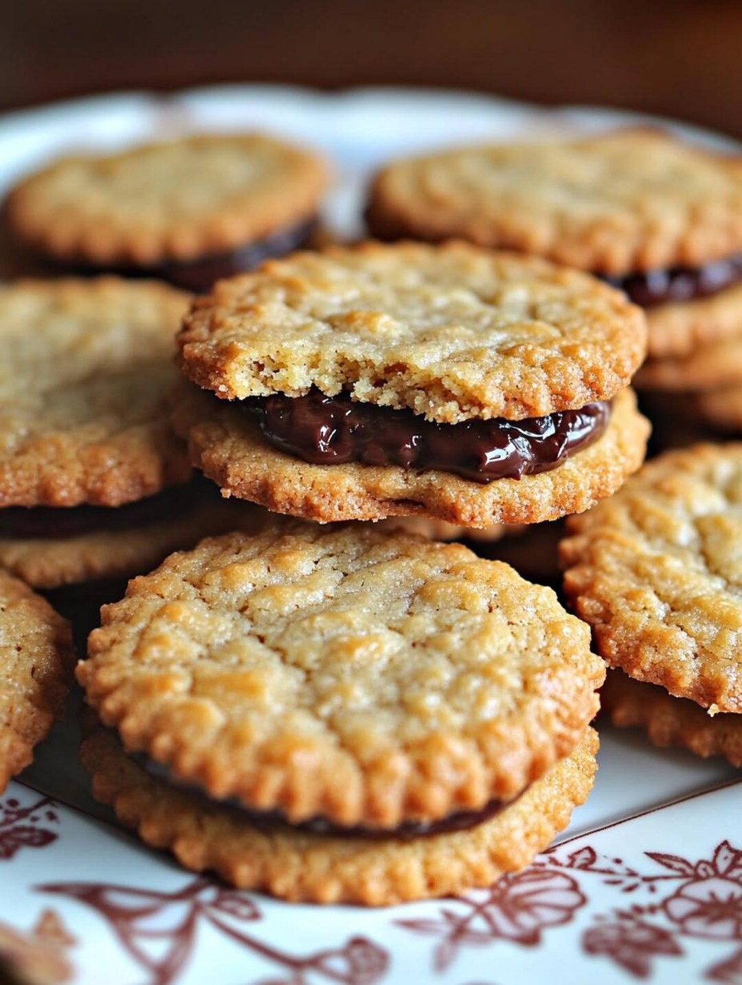 Best Recipe for Homemade Chocolate Filled Sandwich Cookies Recipe ...