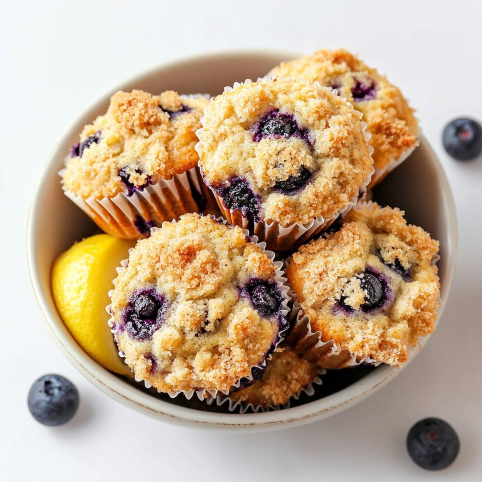 EASY RECIPE for Blueberry Streusel Muffins Recipe: Printable PDF ...