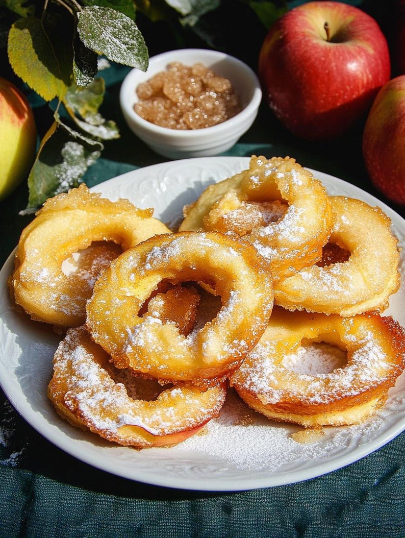 EASY RECIPE for Crispy Apple Fritter Rings Recipe: Digital Download PDF ...