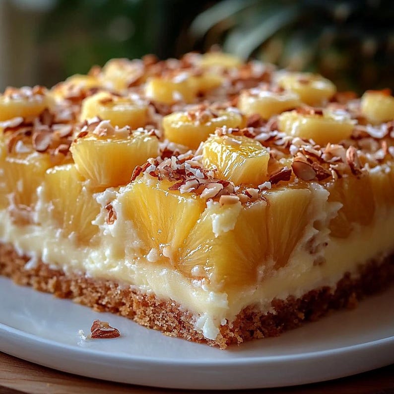 EASY RECIPE for Pineapple Cake Recipe: Tropical Dessert (digital ...