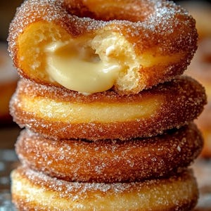 Best Recipe For Homemade Cream Filled Sugar Donuts Recipe Download Etsy