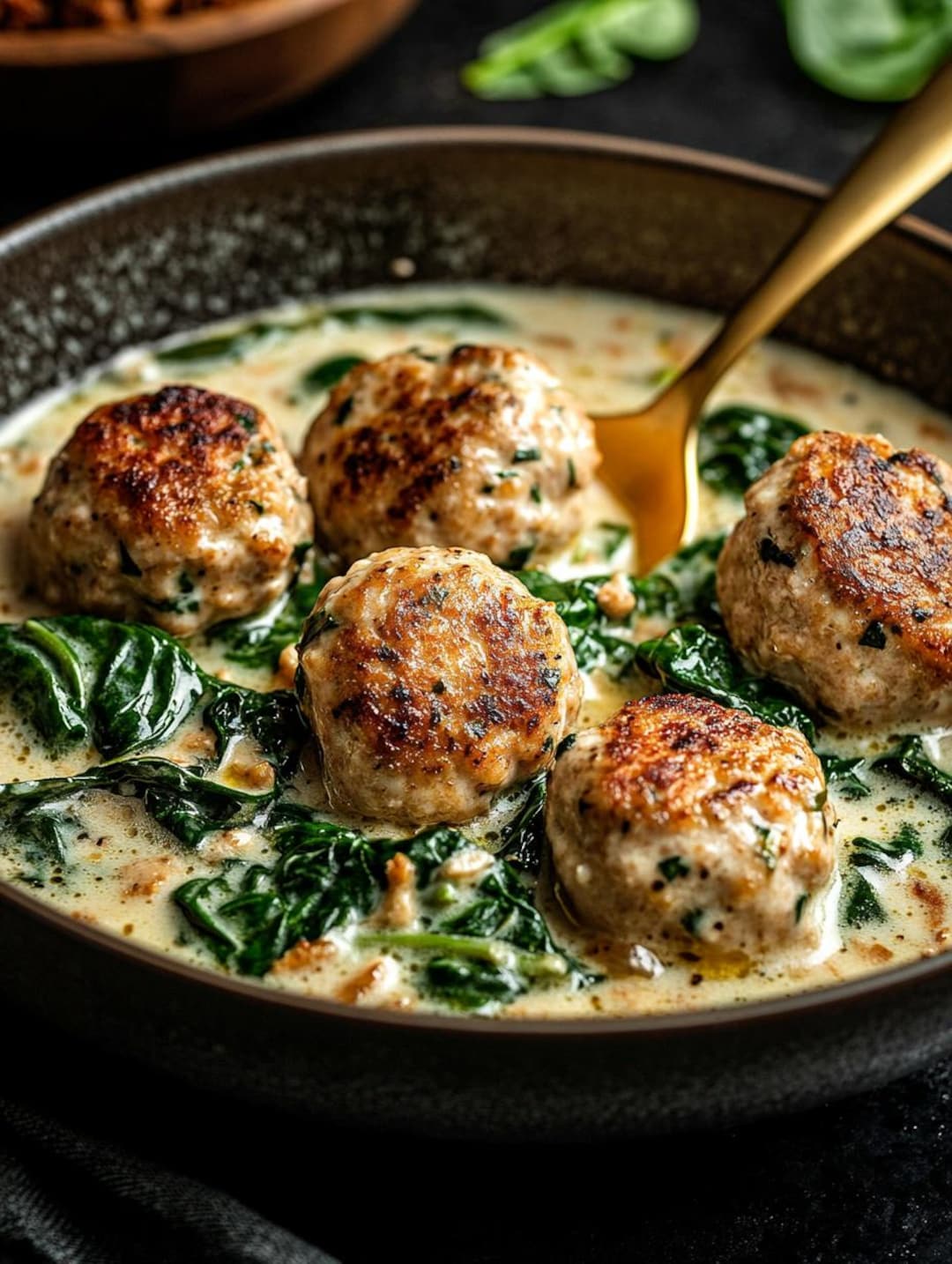 Creamy Garlic Parmesan Turkey Meatballs Recipe (digital Download) - Etsy UK