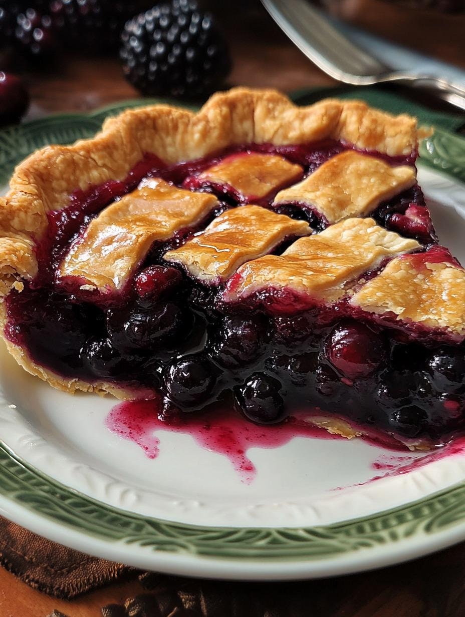 EASY RECIPE for Razzleberry Pie Recipe: Homemade Berry Dessert (digital ...