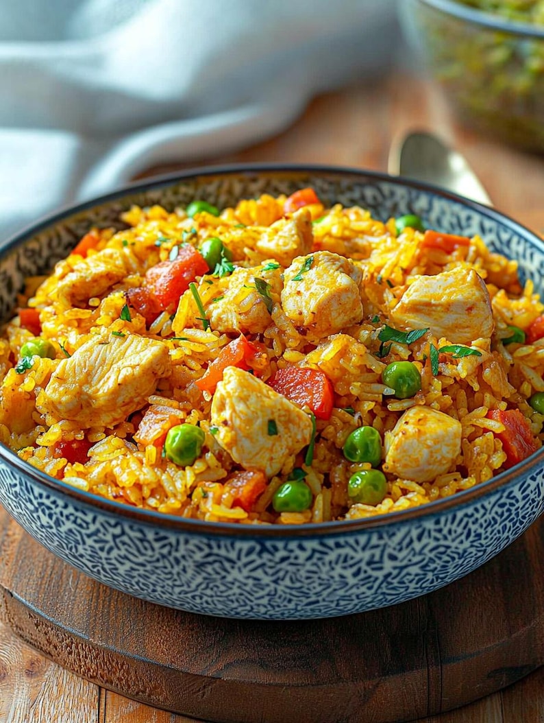 EASY RECIPE for Chinese Chicken Fried Rice Recipe: Fast Dinner (instant ...