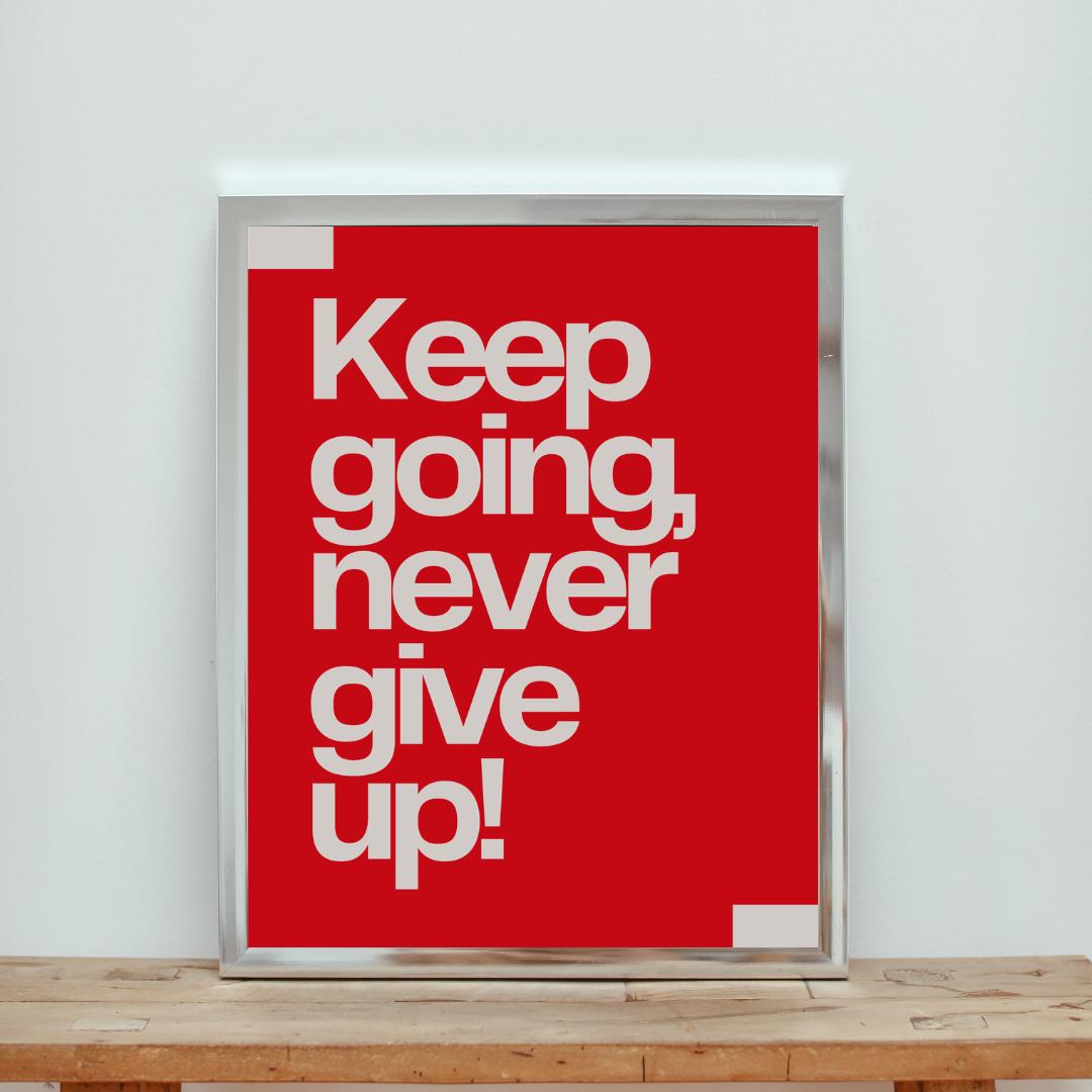 Motivational Quote Poster, Wall Art, Motivation Poster, Digital Art - Etsy