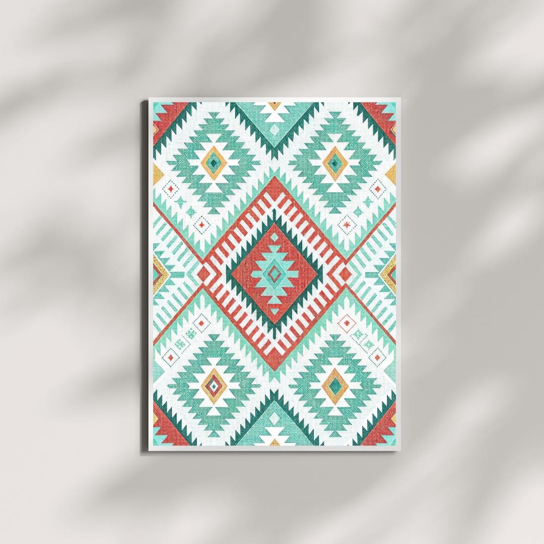 Kilim Inspired Digital Poster, Turkish Carpet Quote Art, Instant ...
